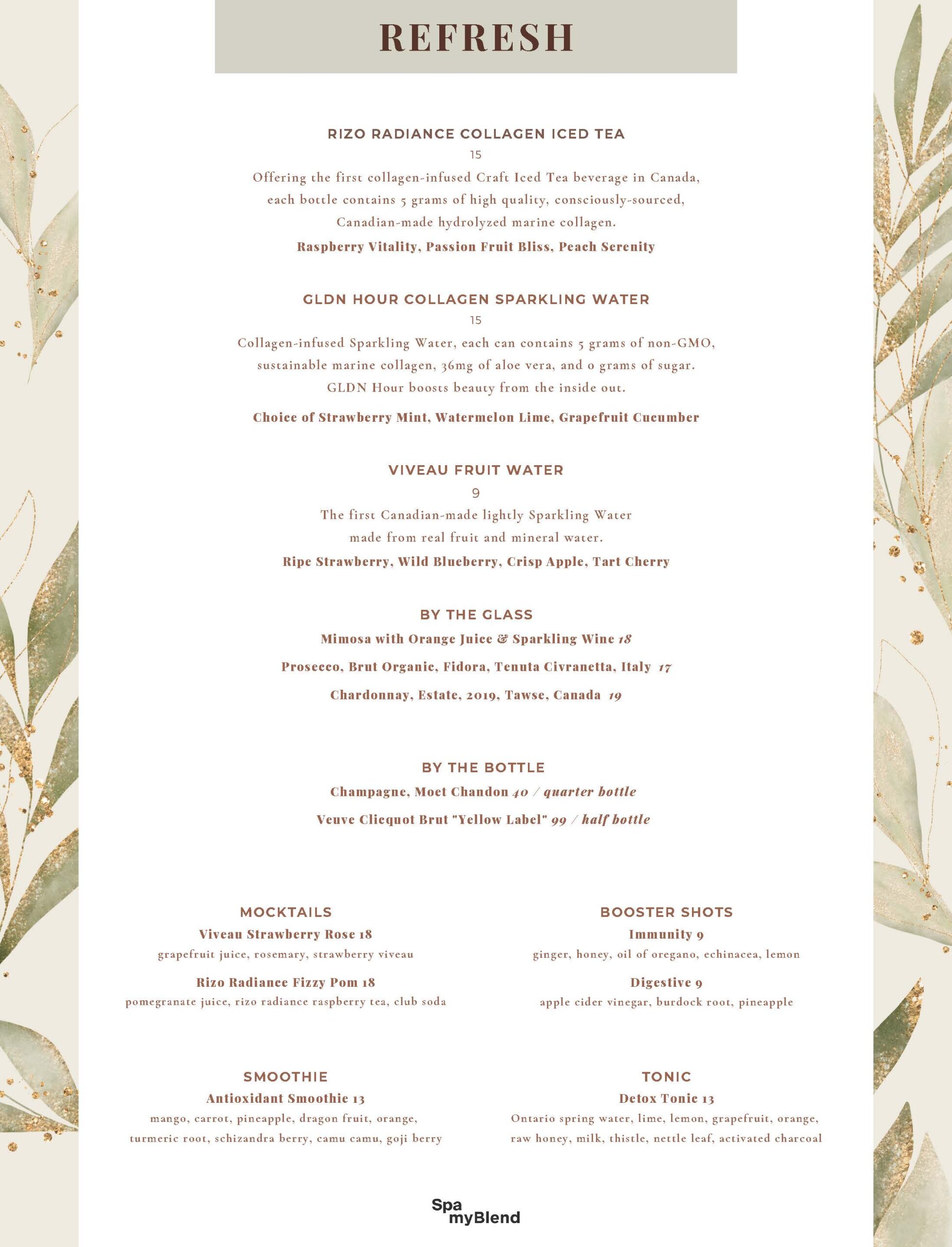 Health and Wellness - Spa myBlend